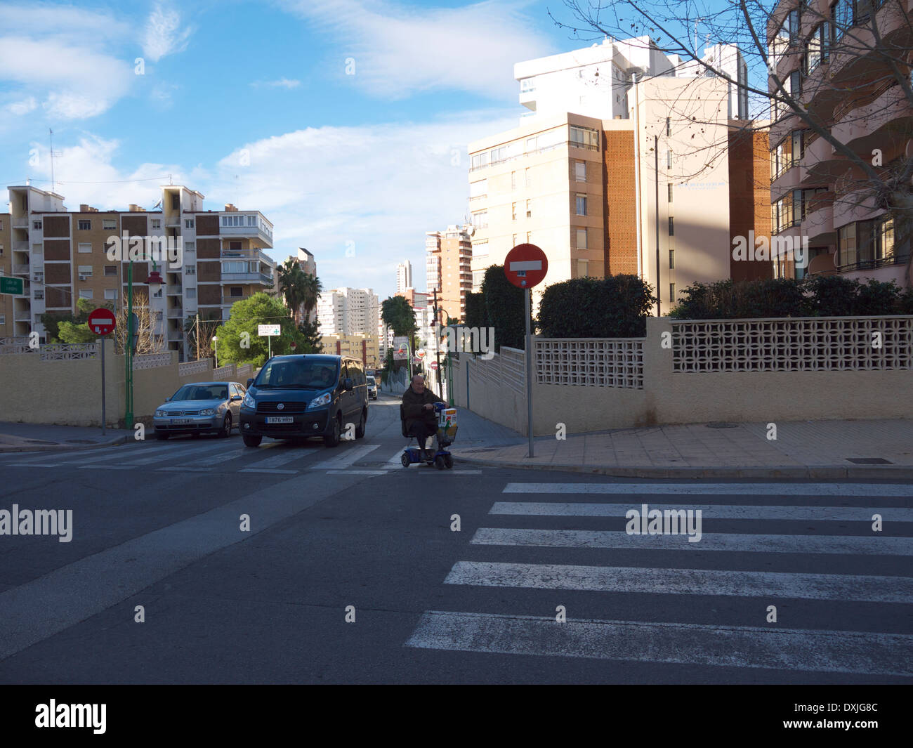 Mobility scooter benidorm hi-res stock photography and images - Alamy