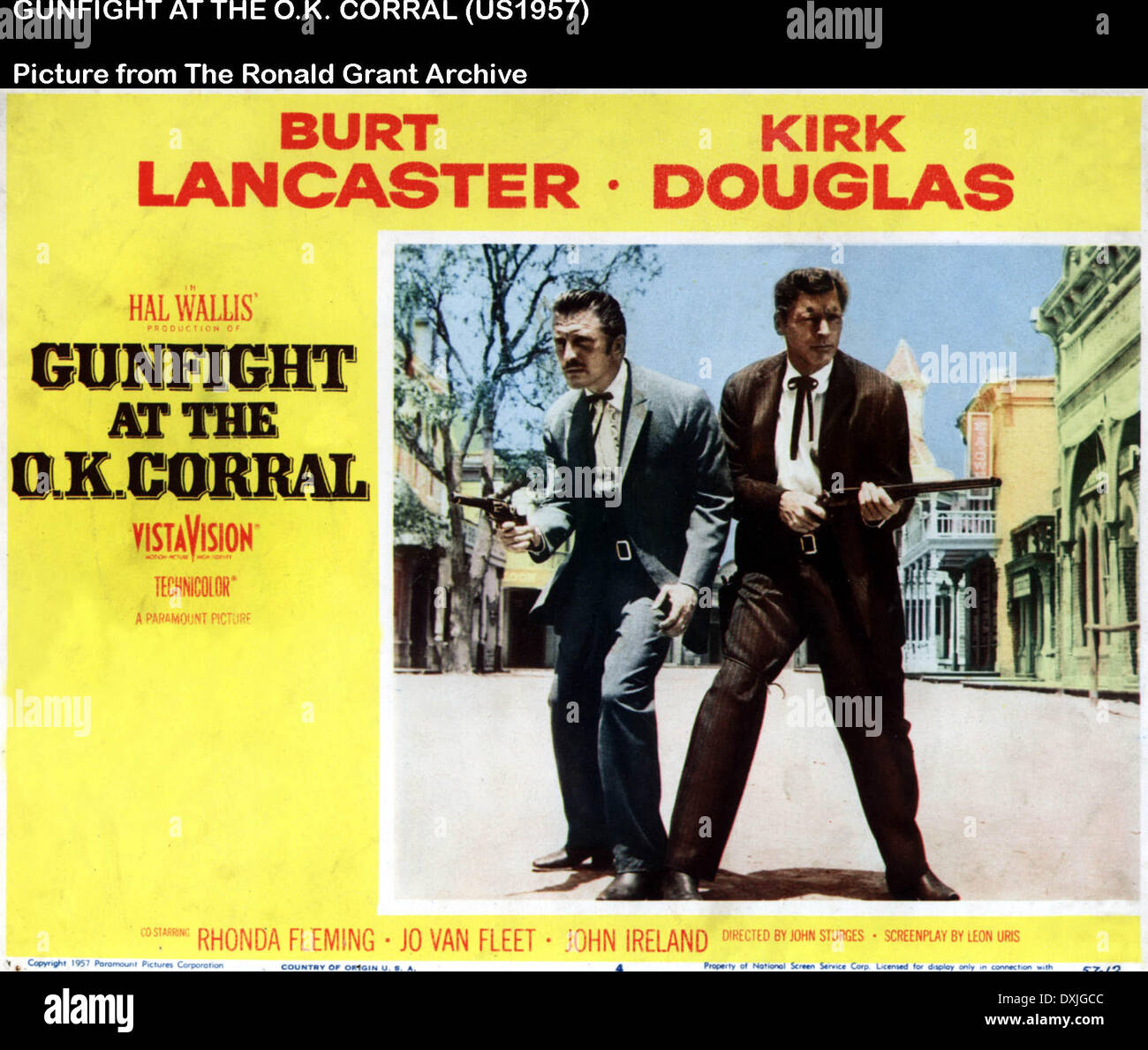 GUNFIGHT AT THE OK CORRAL Stock Photo - Alamy