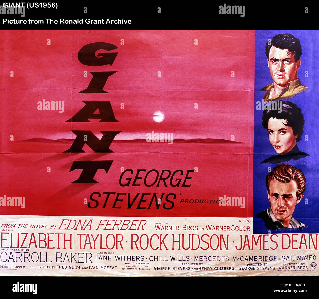 Giant 1956 Movie Poster