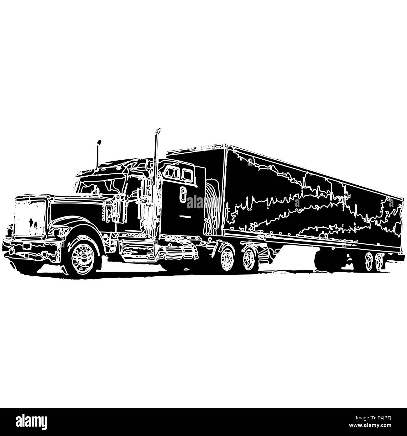 Cargo Delivery Vehicle, body structure Stock Photo - Alamy