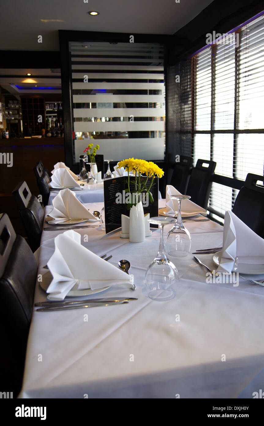 Indian restaurant table setting High Resolution Stock Photography and ...