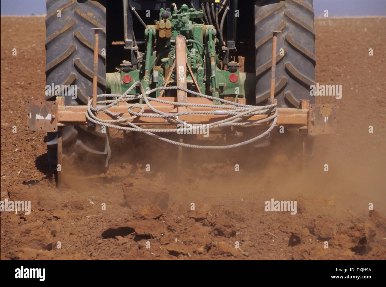 Tractor dust soil hi-res stock photography and images - Alamy