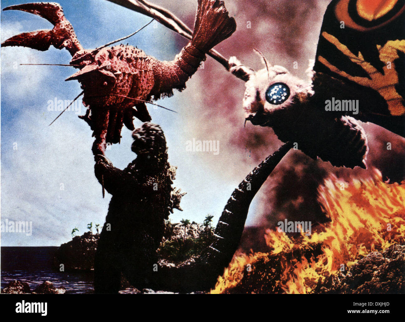 GODZILLA VS THE SEA MONSTER (JAP 1968) TOHO GODZILLA swings Stock Photo ...