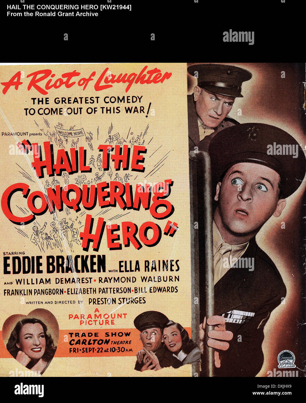 Hail The Conquering Hero Stock Photo Alamy