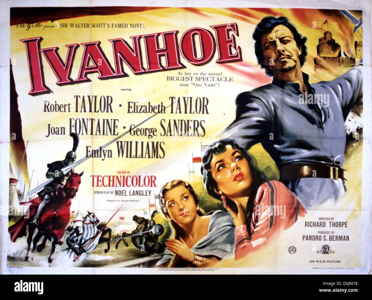Ivanhoe 1952 hi-res stock photography and images - Alamy