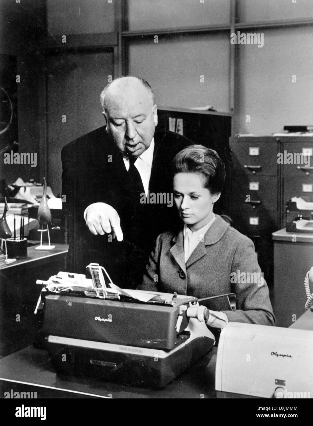 Alfred hitchcock tippi marnie 1964 Black and White Stock Photos ...