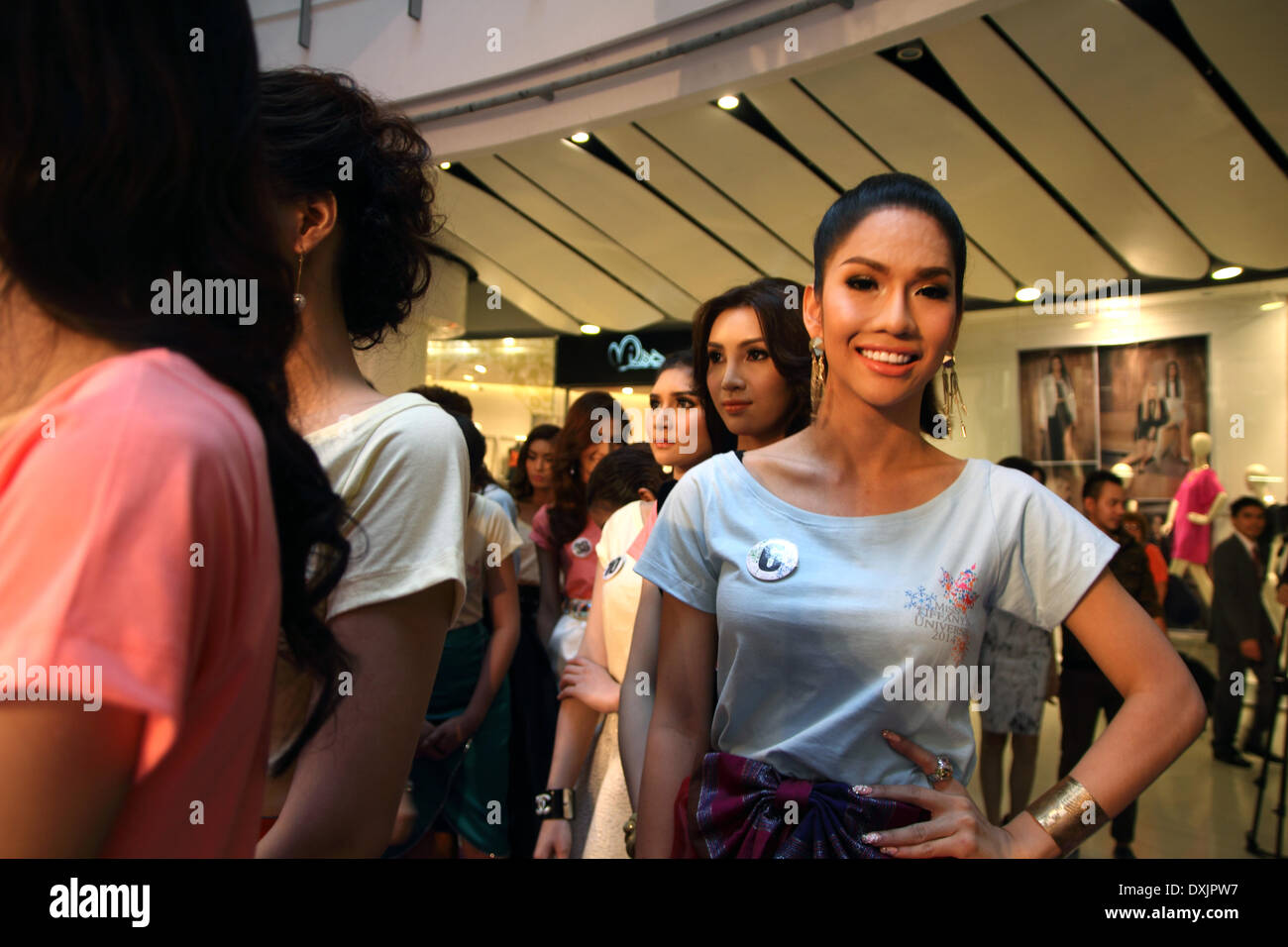 Contestants in miss tiffany pageant High Resolution Stock Photography ...