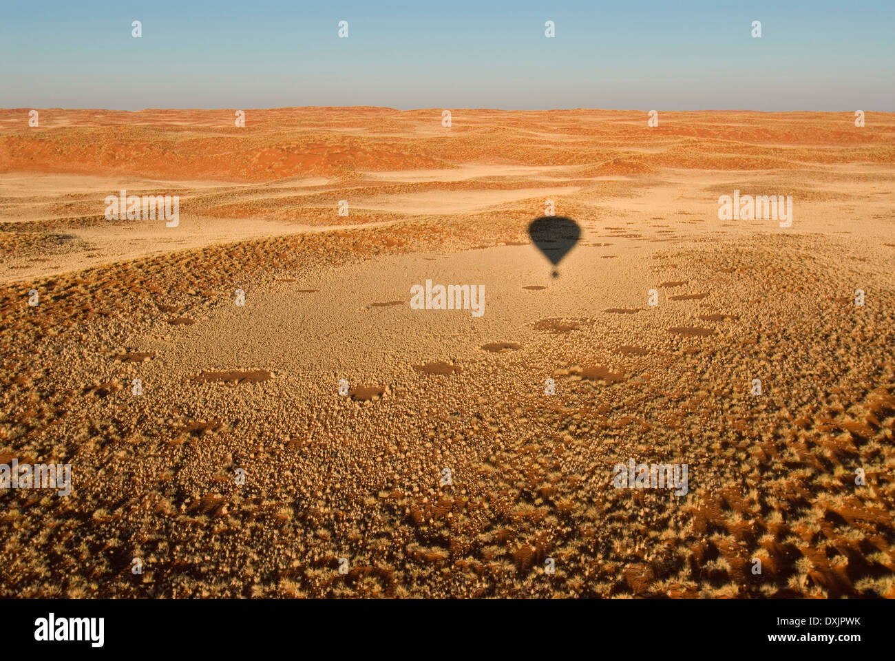 Namibia shadow of hot-air balloon above Namib Desert Stock Photo - Alamy