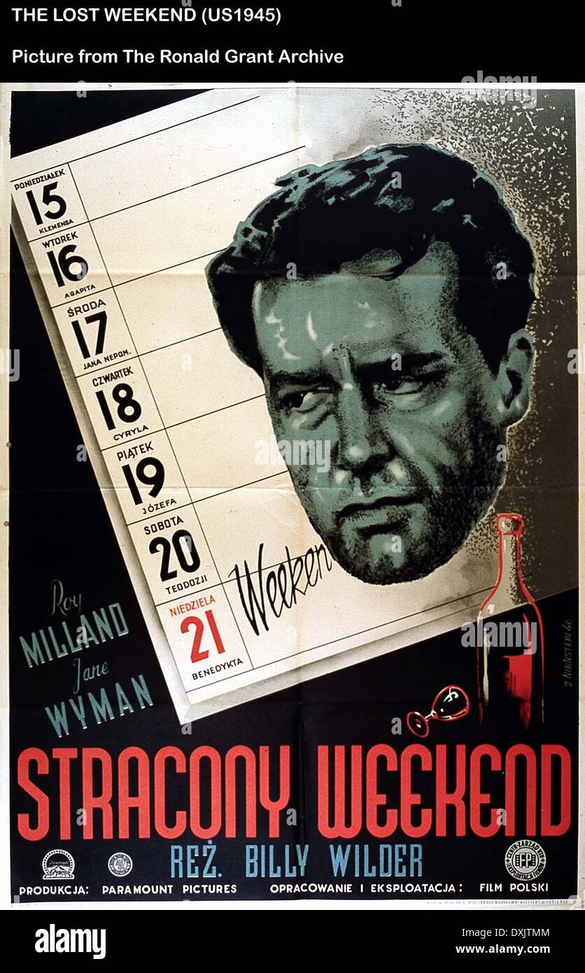 The Lost Weekend Poster