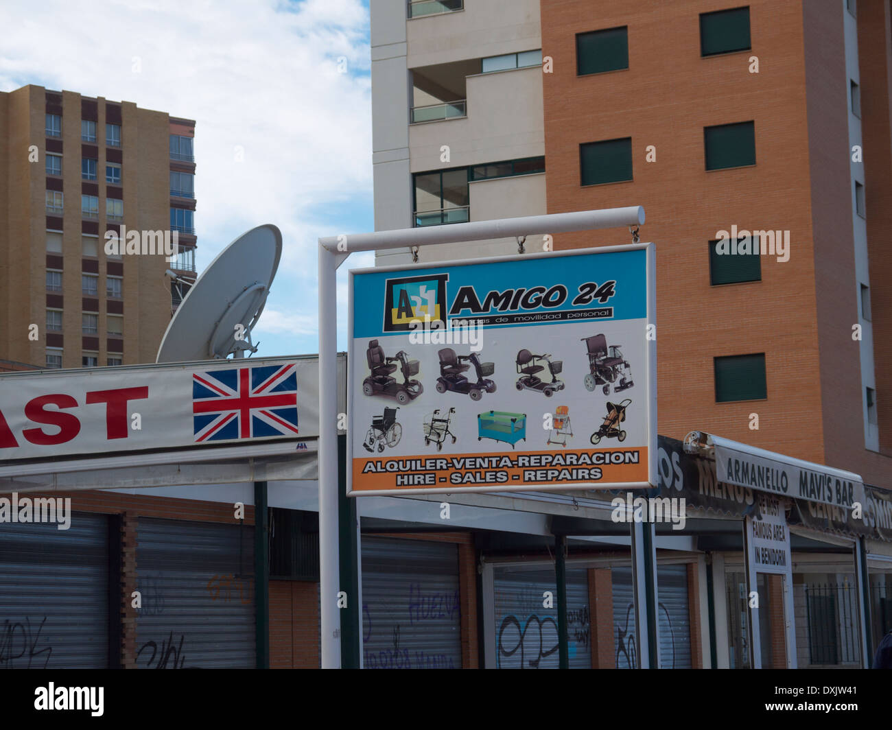 Rental shop mobility scooters hi-res stock photography and images - Alamy