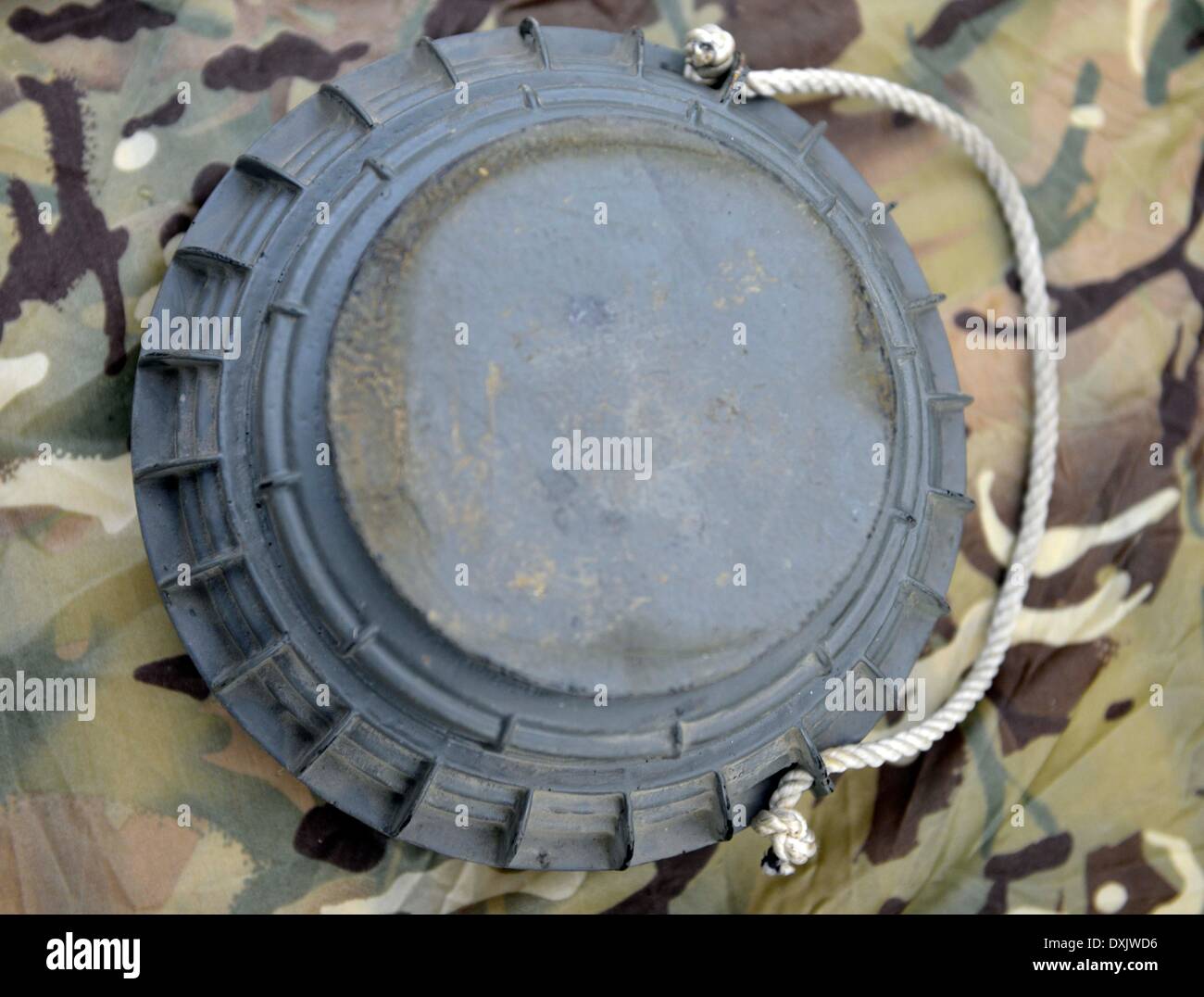 Eastern block anti tank mine...This Army event at Upavon Wiltshire ...