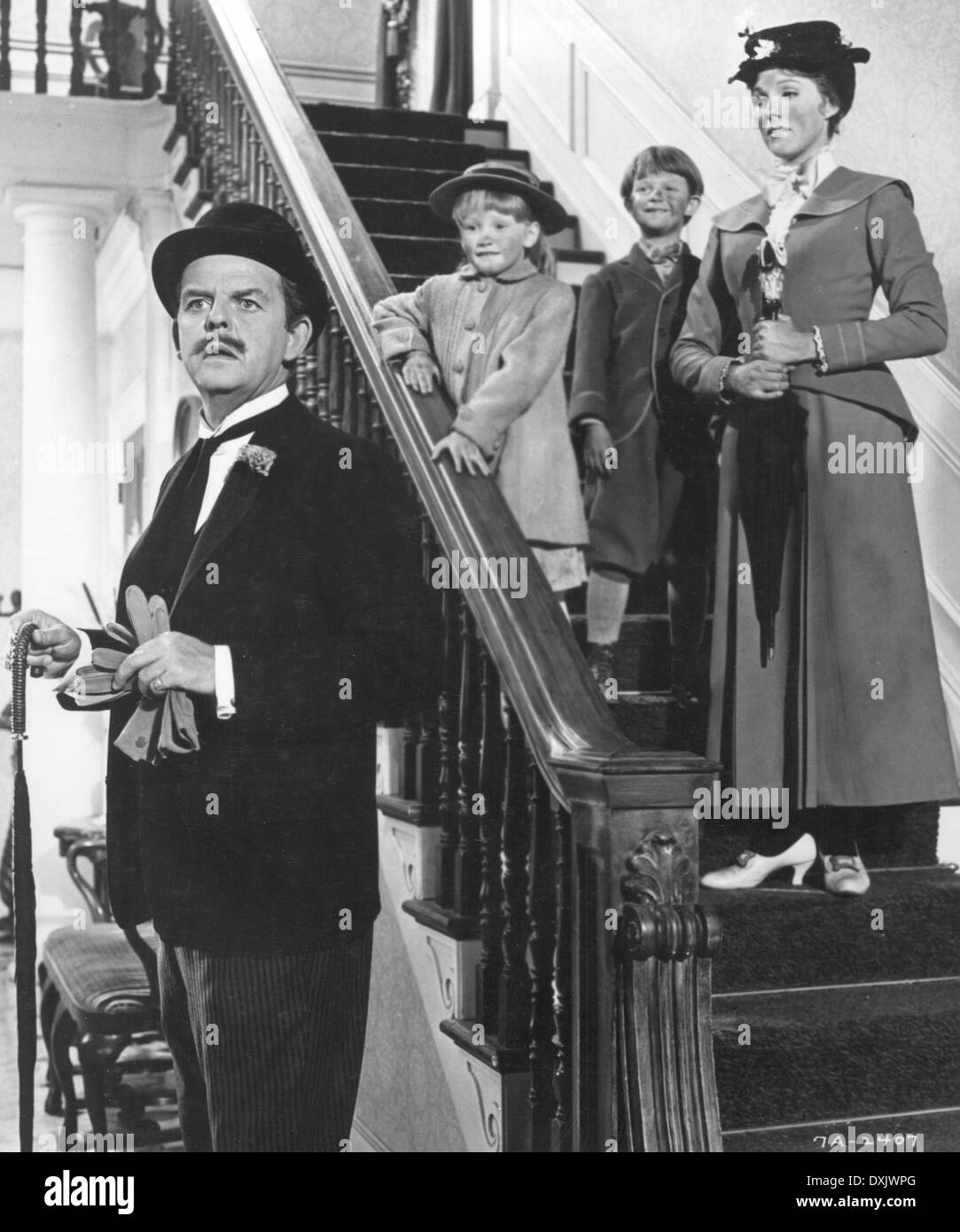 Mary poppins, karen dotrice, matthew garber, 1964 hi-res stock ...