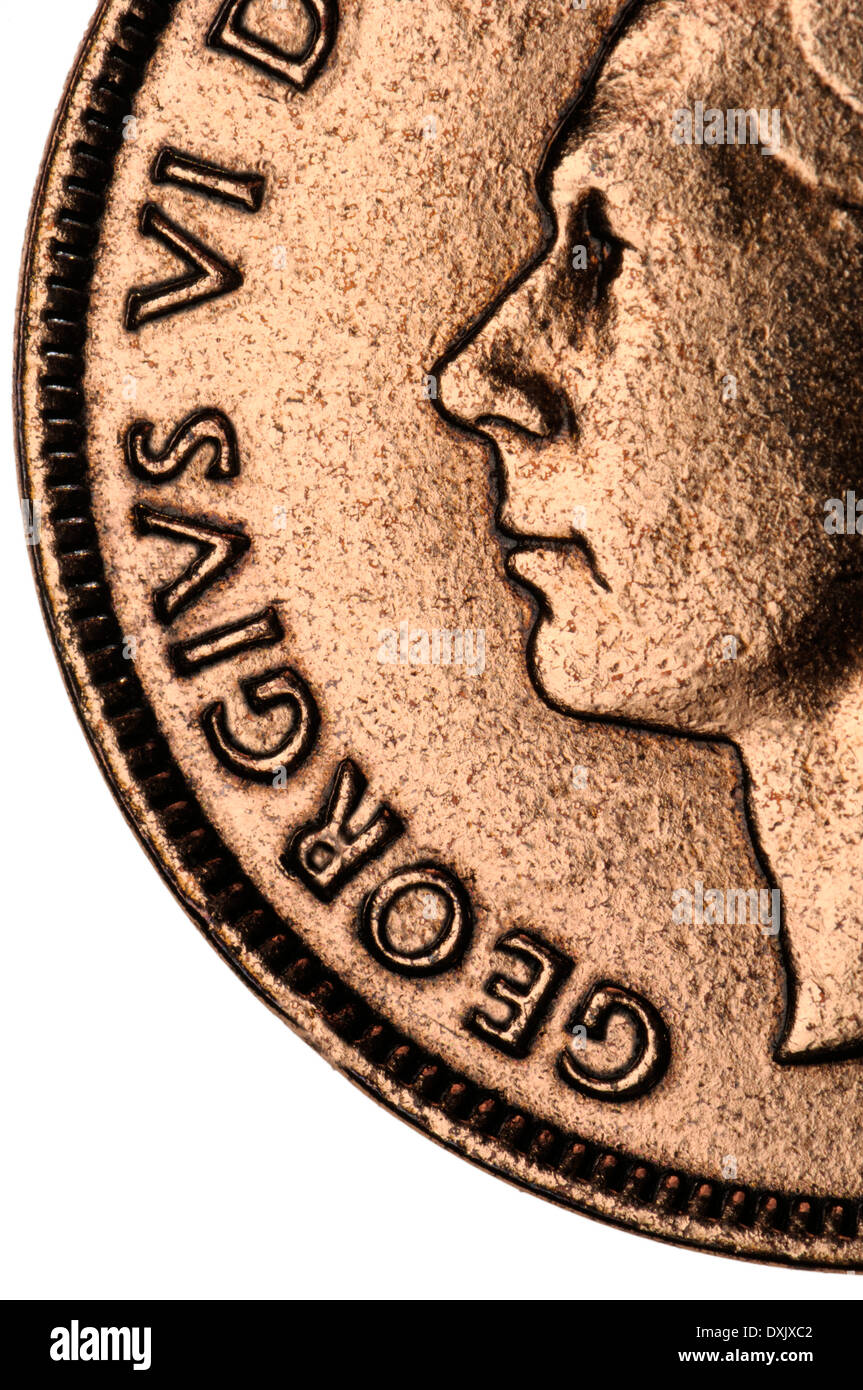 George vi coin hi-res stock photography and images - Alamy