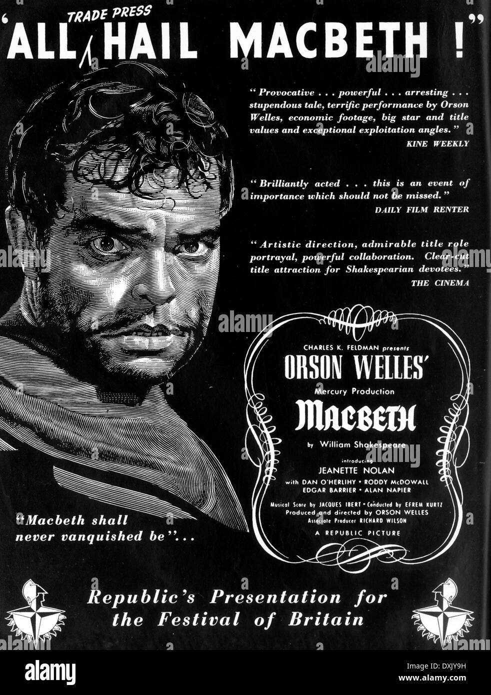 Macbeth Black and White Stock Photos & Images - Alamy