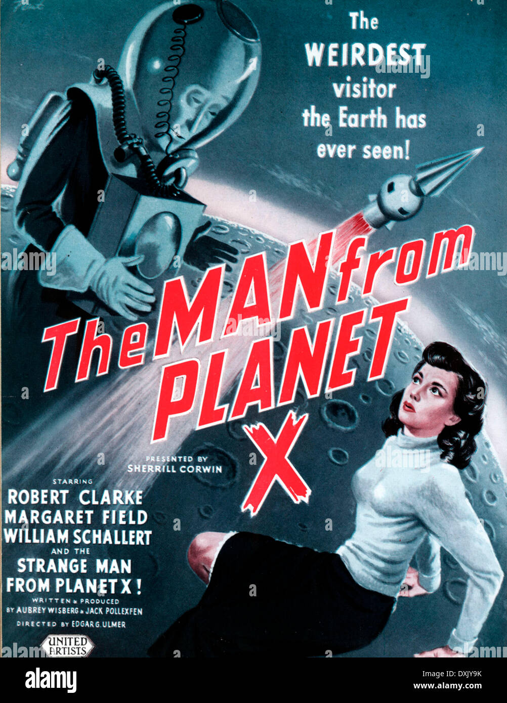 THE MAN FROM PLANET X Stock Photo - Alamy