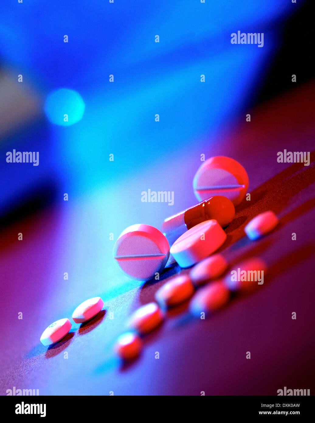 Medicine drugs druggist drug store drug dose dosage capsule blue hi-res ...