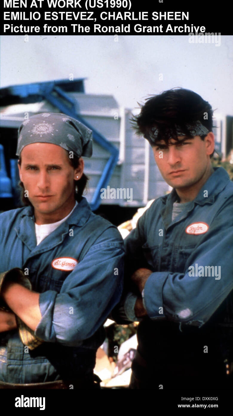 MEN AT WORK Stock Photo - Alamy