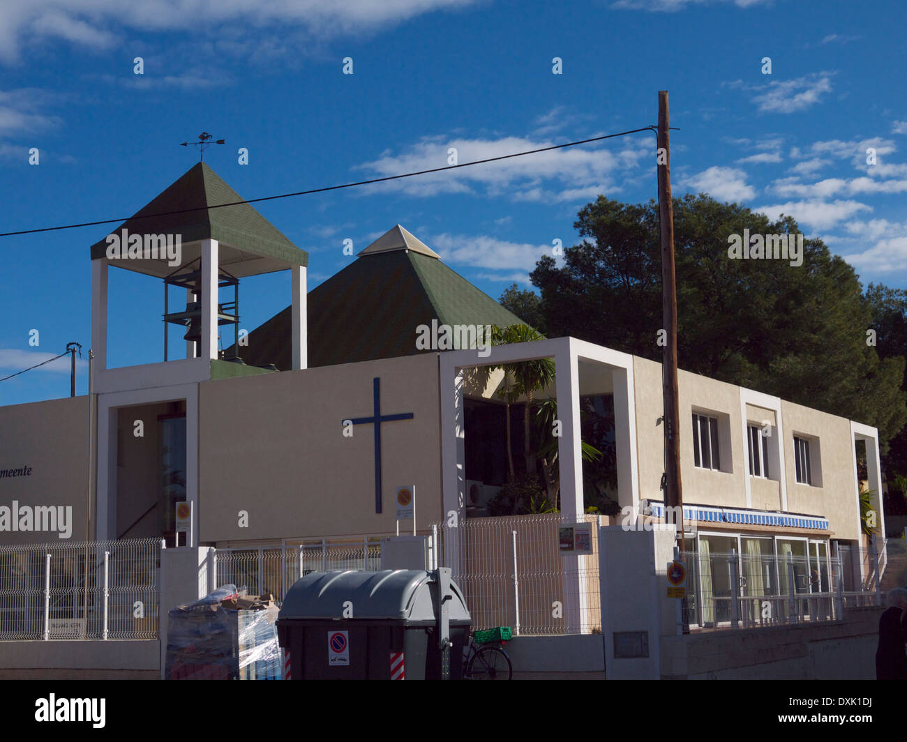 Church in Benidorm, Spain Stock Photo - Alamy