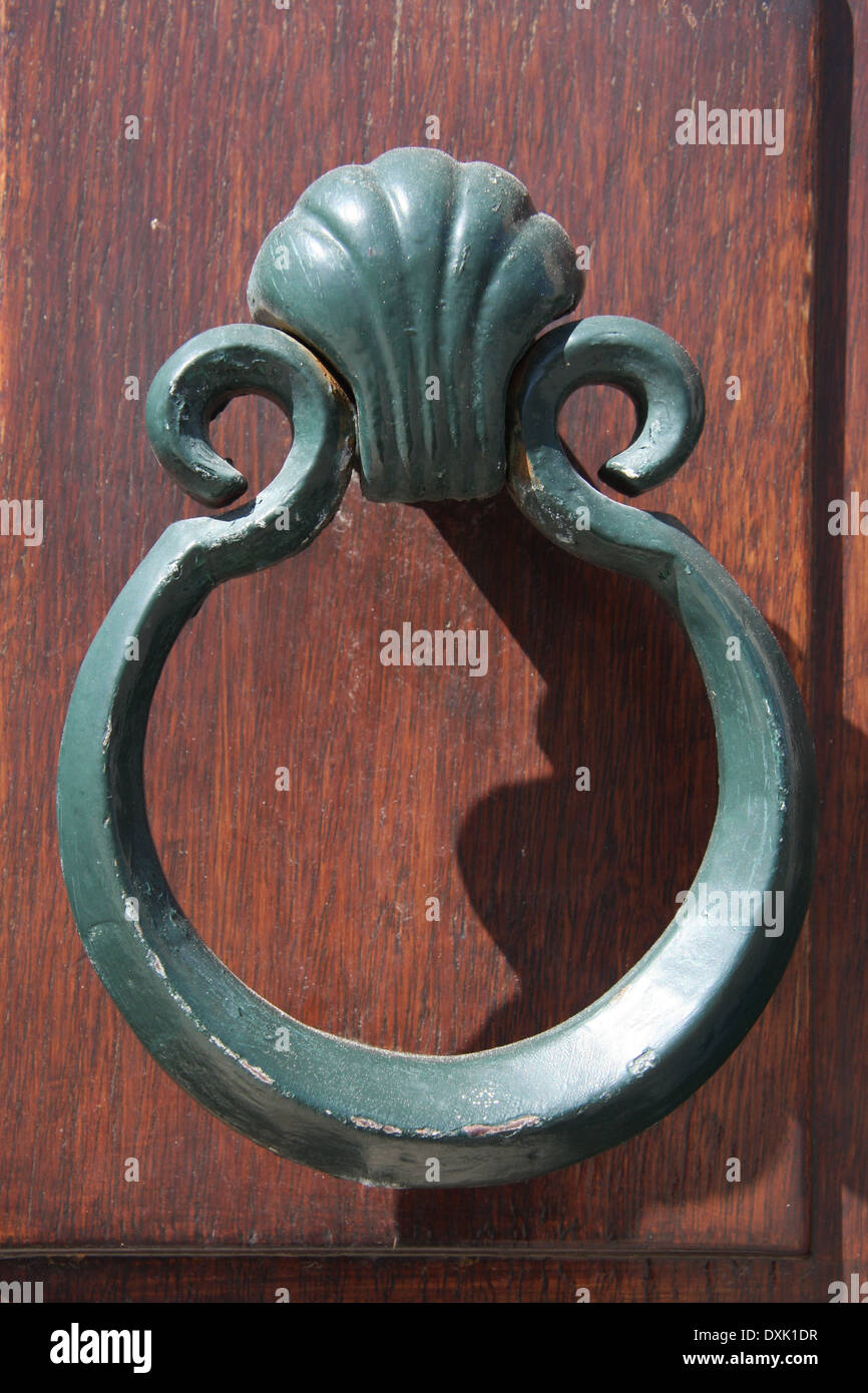 Ancient door knocker Stock Photo - Alamy