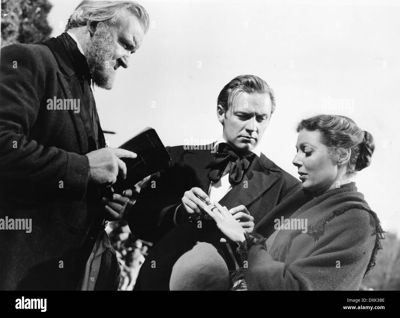 Rachel stranger loretta young william Black and White Stock Photos ...