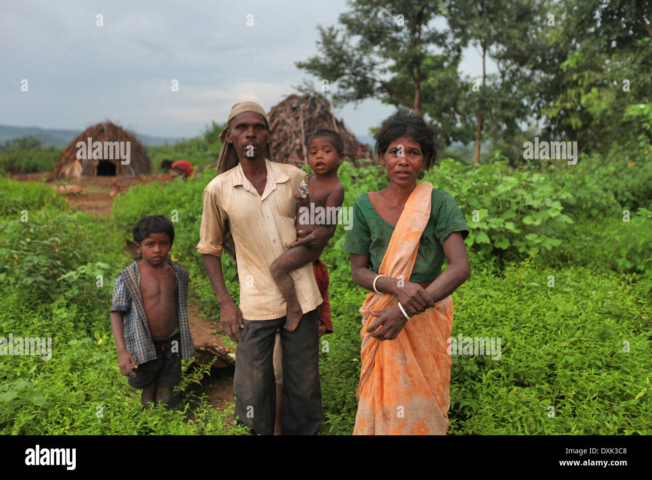 Tribal family. Birhor tribe. Keredari village and block, District ...