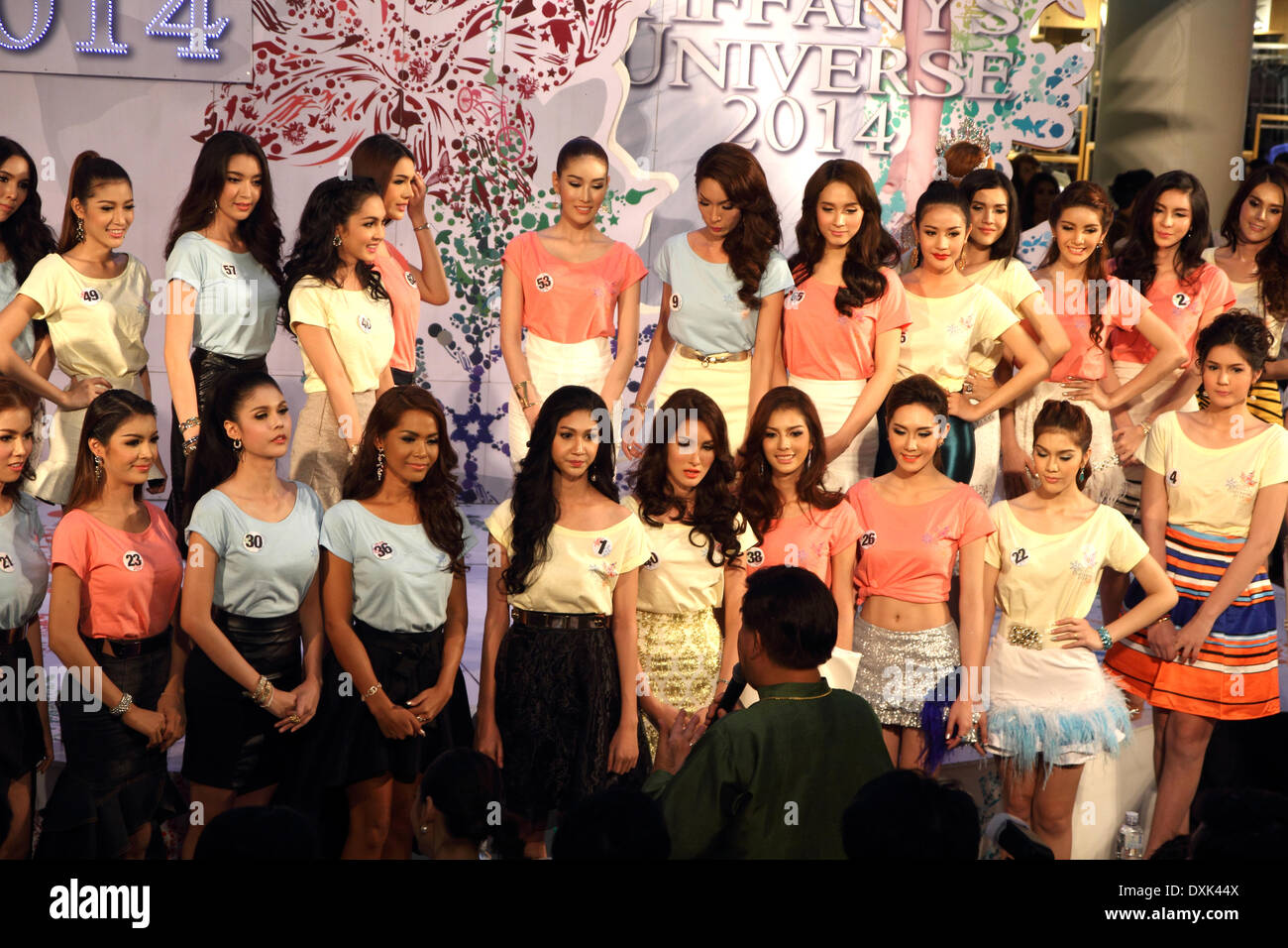 Contestants in miss tiffany pageant High Resolution Stock Photography ...