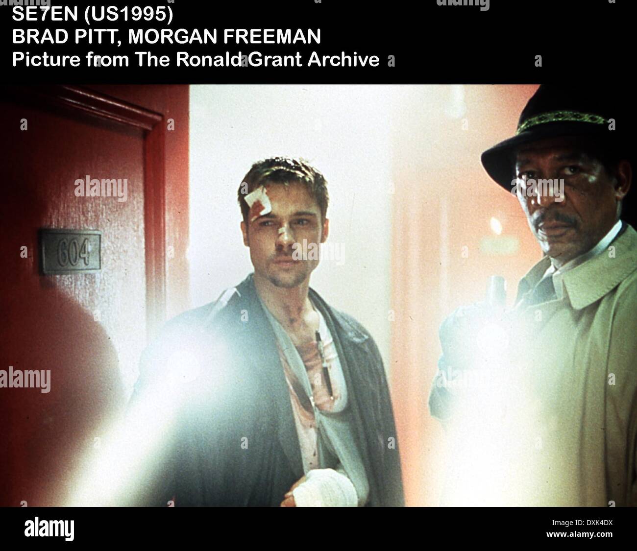 Morgan freeman brad pitt se7en hi-res stock photography and images - Alamy