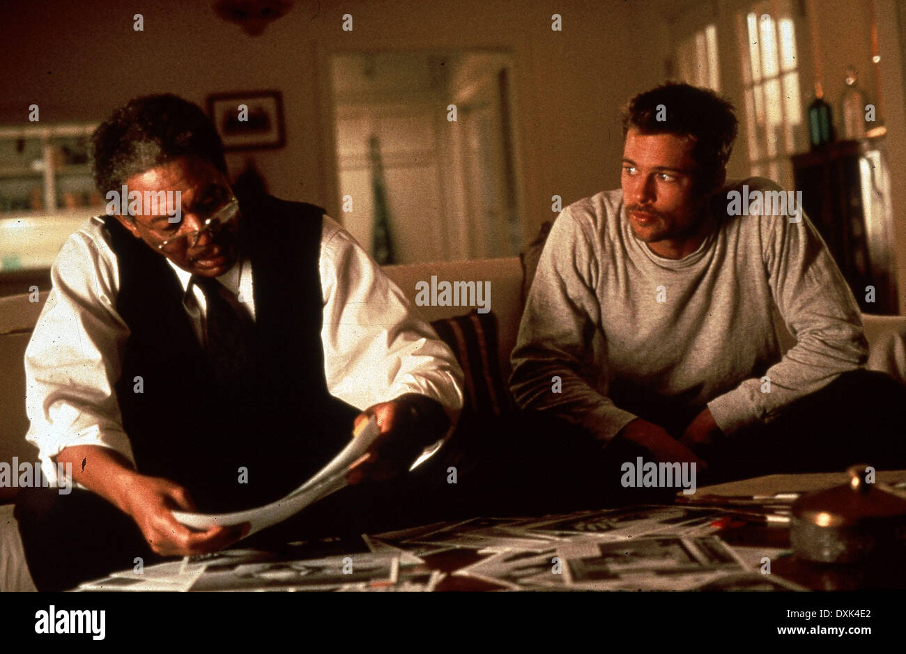 Morgan freeman brad pitt se7en hi-res stock photography and images - Alamy