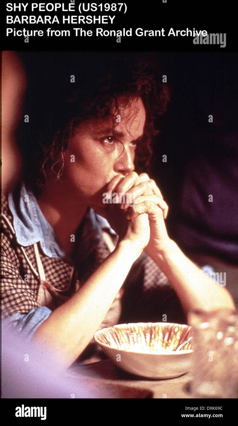 Shy People 1987 Barbara Hershey High Resolution Stock Photography and ...