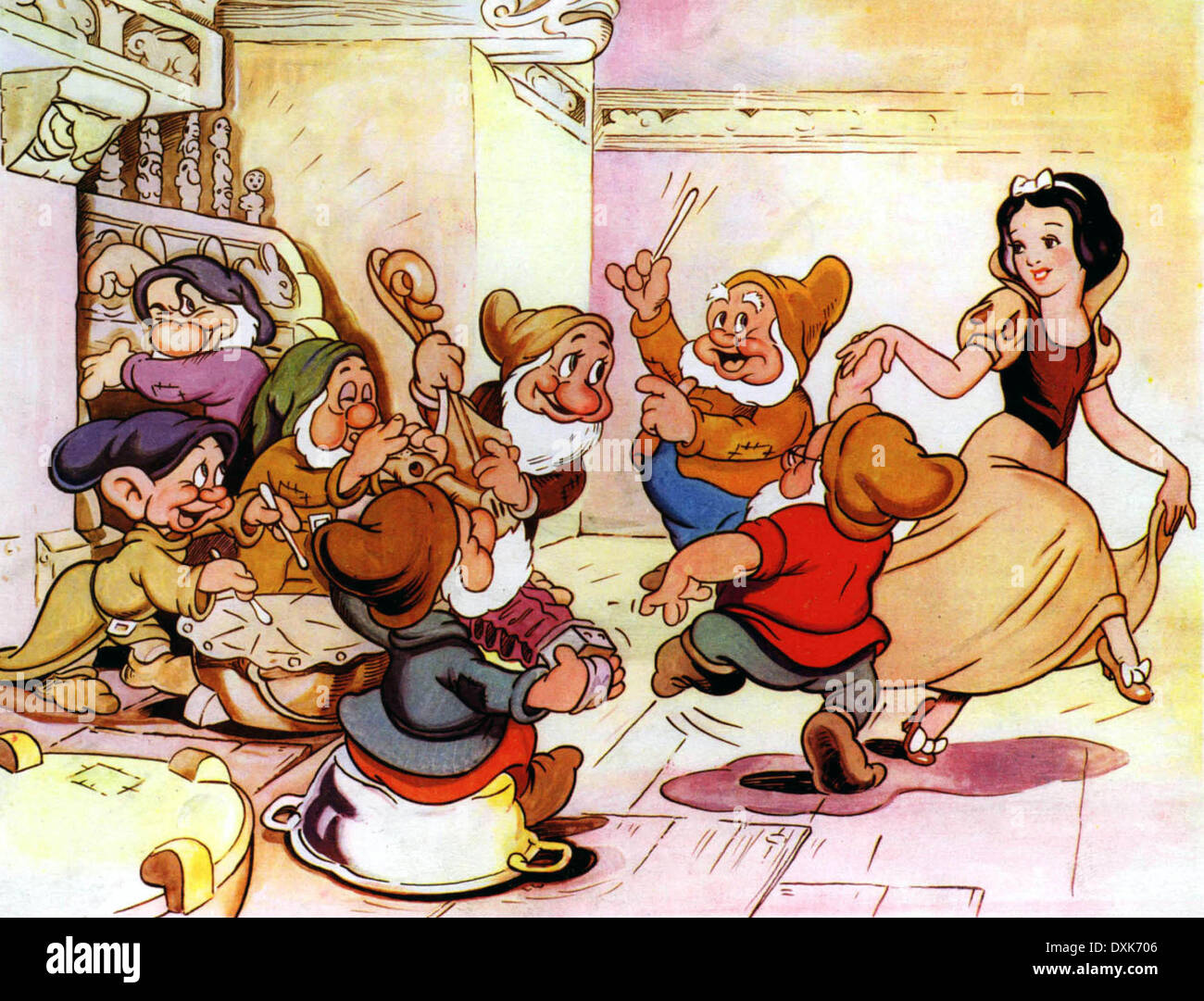 SNOW WHITE AND THE SEVEN DWARVES Stock Photo - Alamy