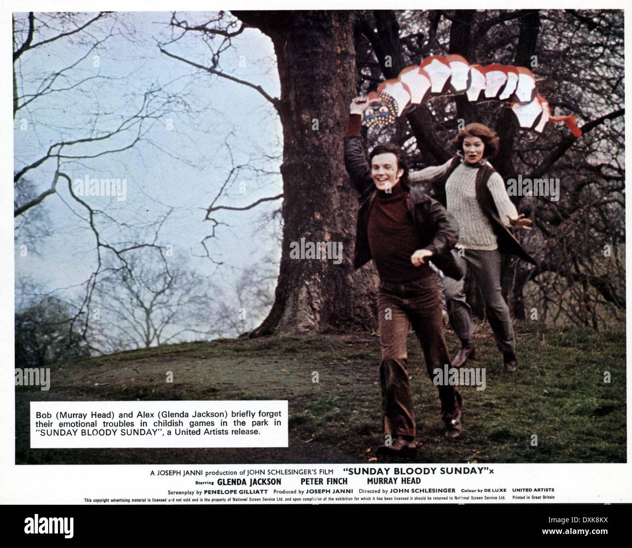 SUNDAY BLOODY SUNDAY (BR1971) MURRAY HEAD, GLENDA JACKSON Stock Photo ...