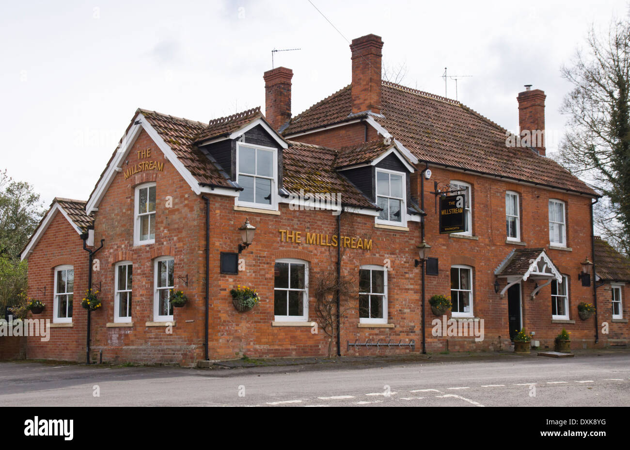 The Millstream Pub Marsden Wiltshire England UK Stock Photo - Alamy