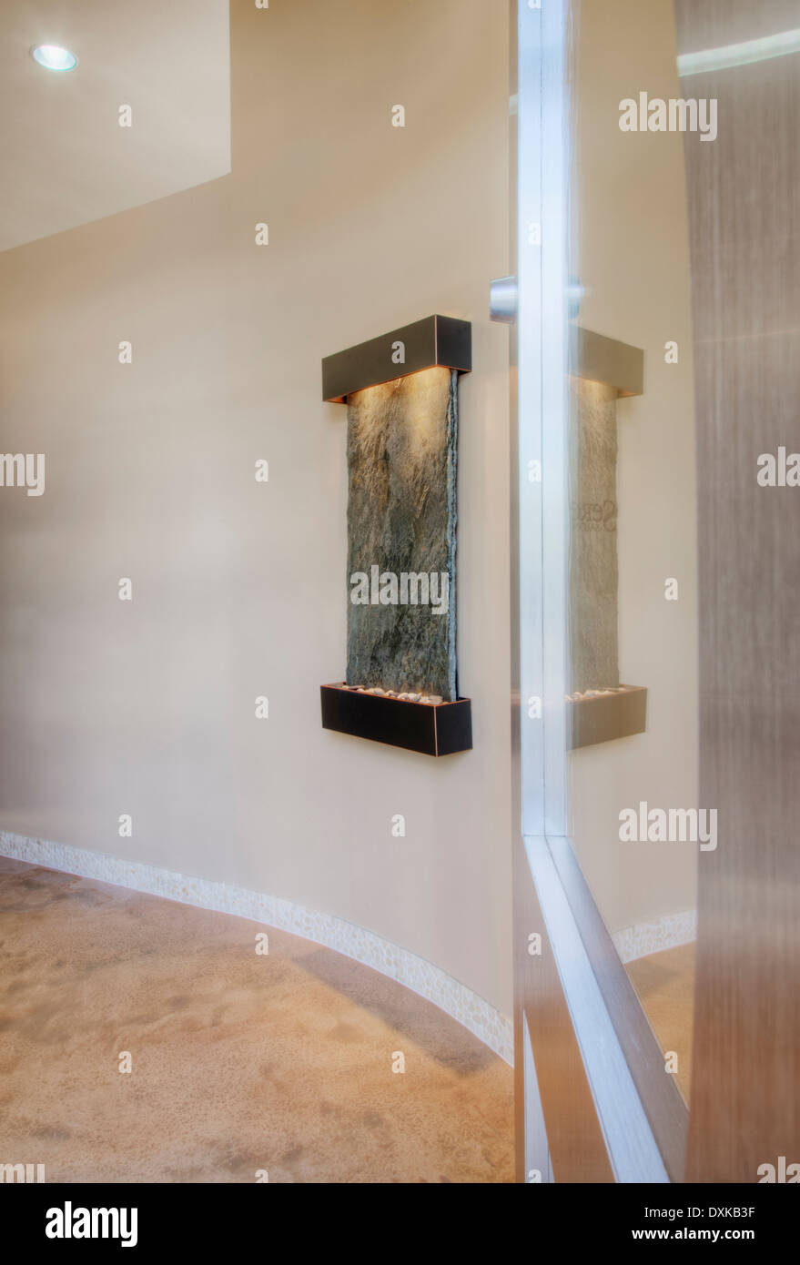 Beauty salon entrance Stock Photo - Alamy