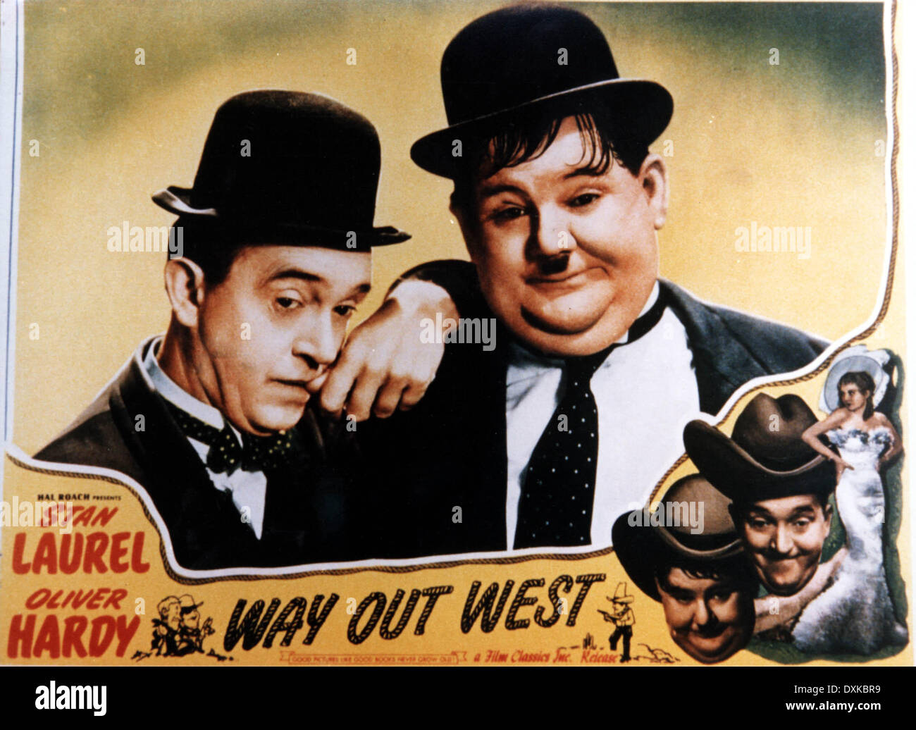 Laurel and hardy way out west hi-res stock photography and images - Alamy