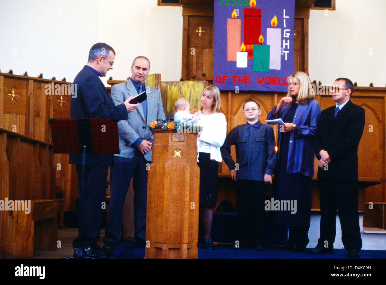 Baptism presbyterian church hi-res stock photography and images - Alamy