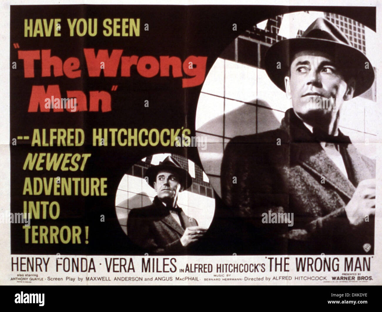 Film the wrong man 1956 hi-res stock photography and images - Alamy