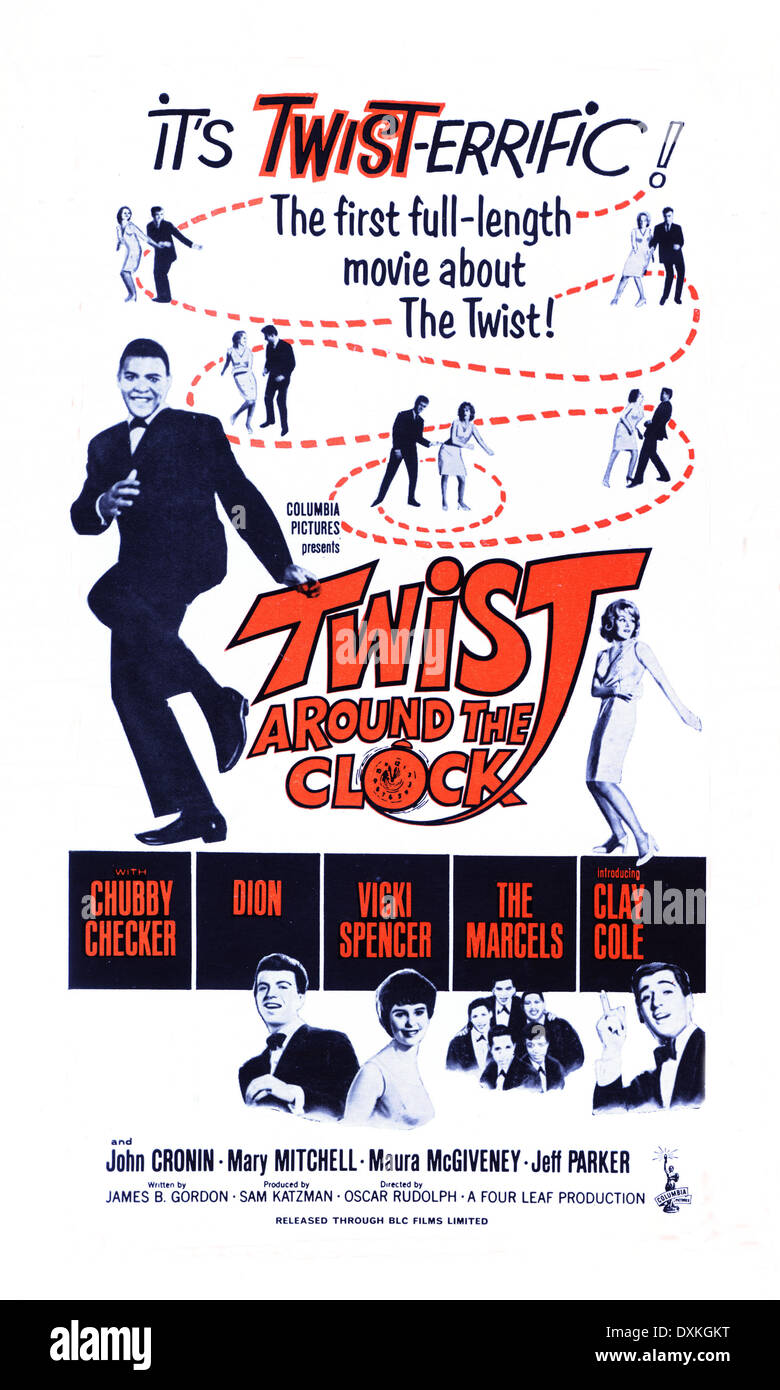 Twist around the clock 1961 chubby checker Cut Out Stock Images ...