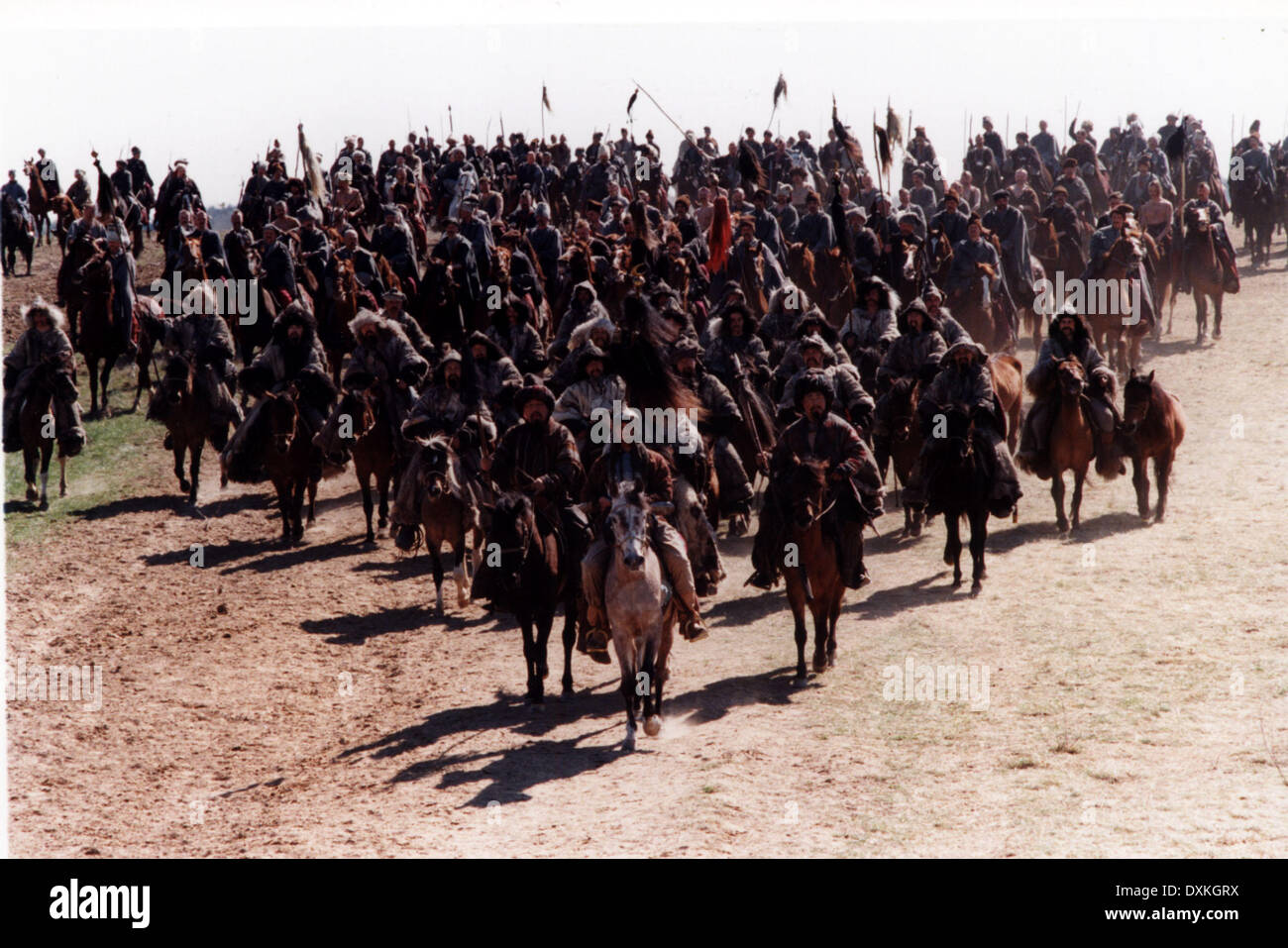 WITH FIRE AND SWORD (POL 1999) mounted warriors Stock Photo - Alamy
