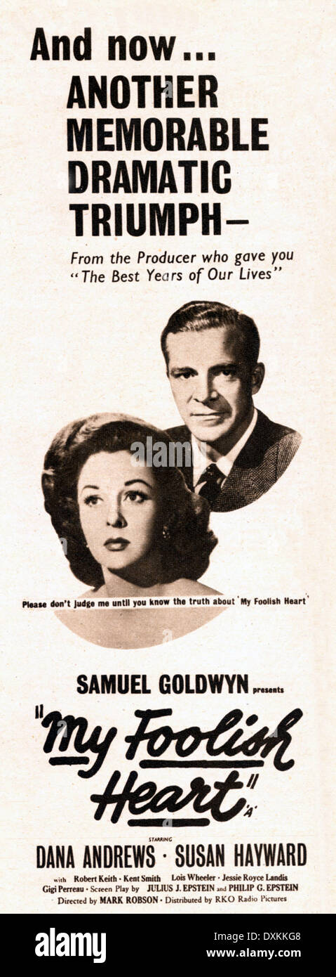 MY FOOLISH HEART Stock Photo - Alamy