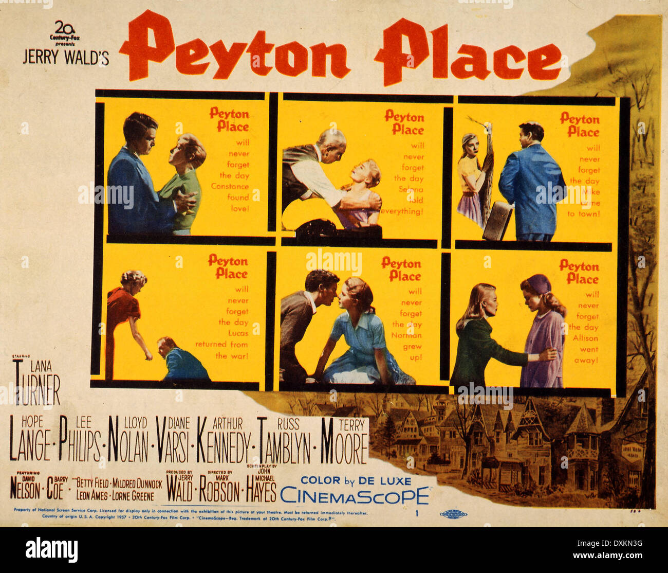 Peyton place 1957 hi-res stock photography and images - Alamy