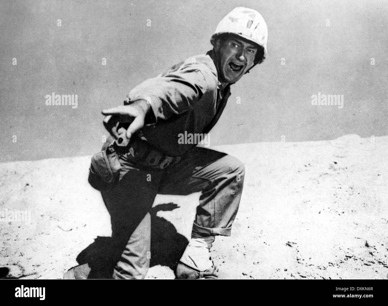 John wayne sands of iwo jima 1949 Black and White Stock Photos & Images ...