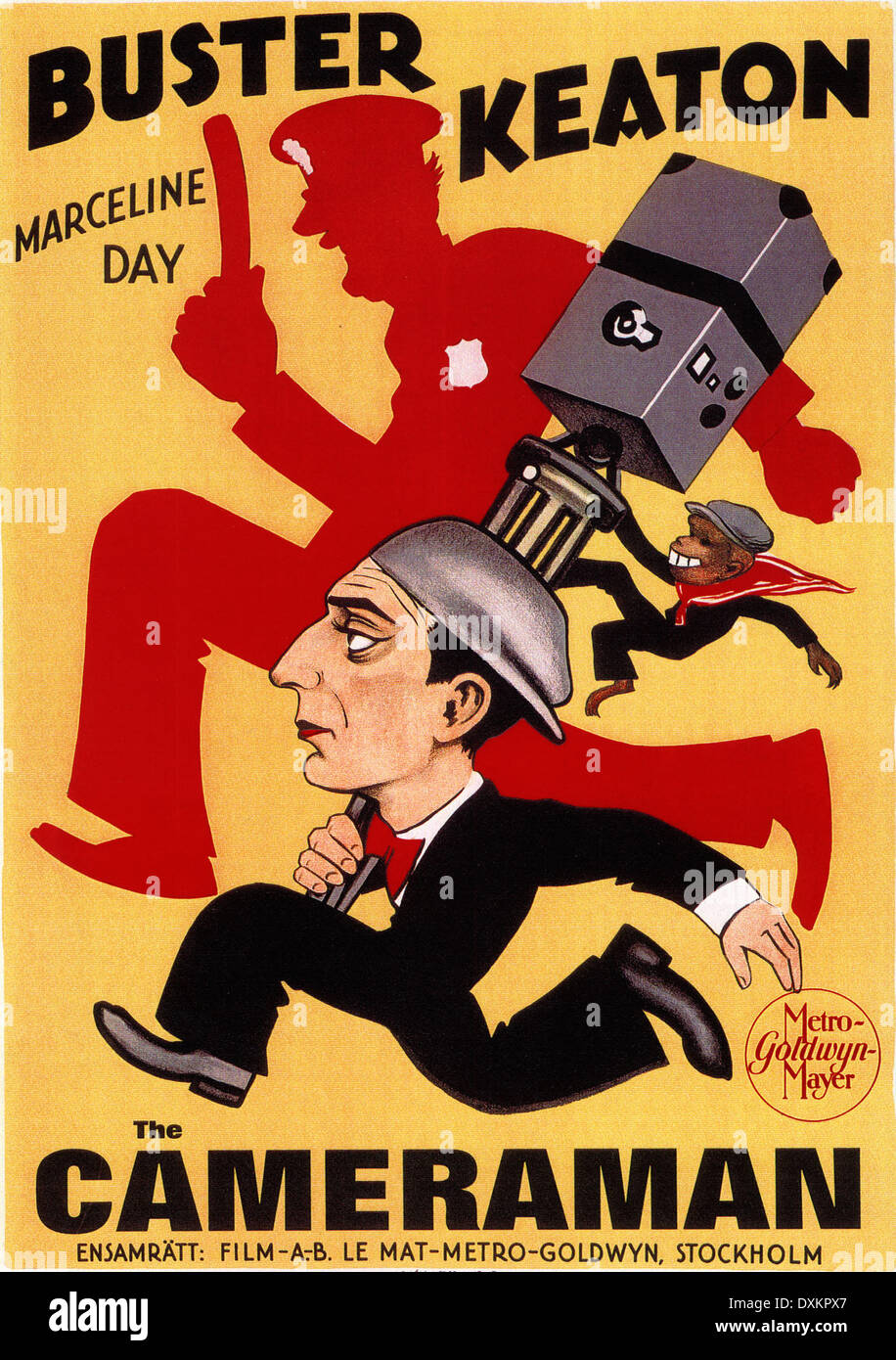 Buster keaton cameraman poster hi-res stock photography and images - Alamy