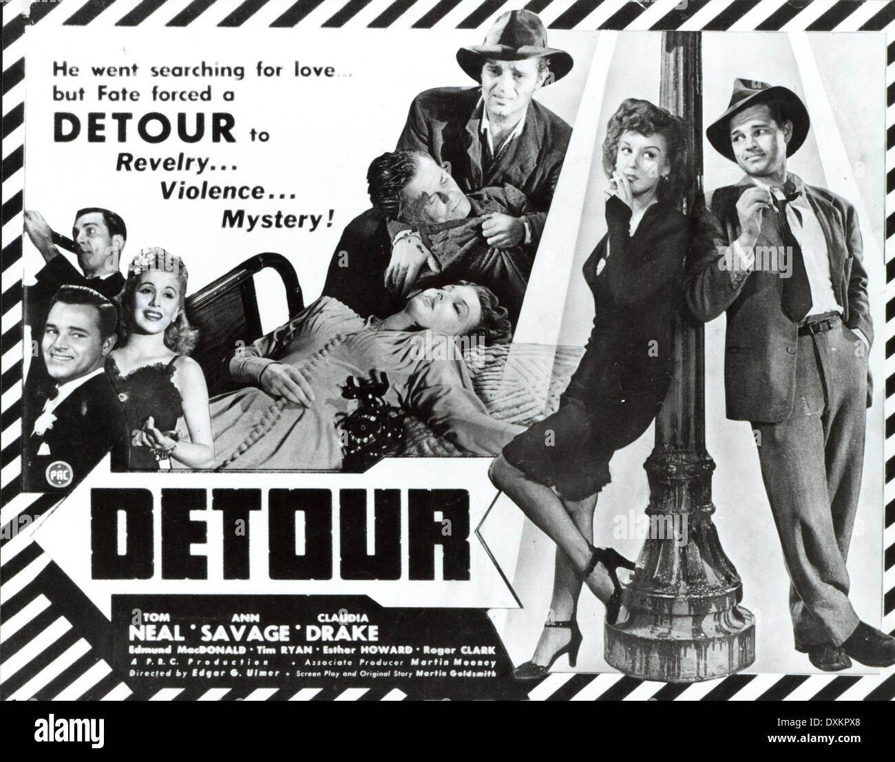 Movie poster detour 1945 hi-res stock photography and images - Alamy