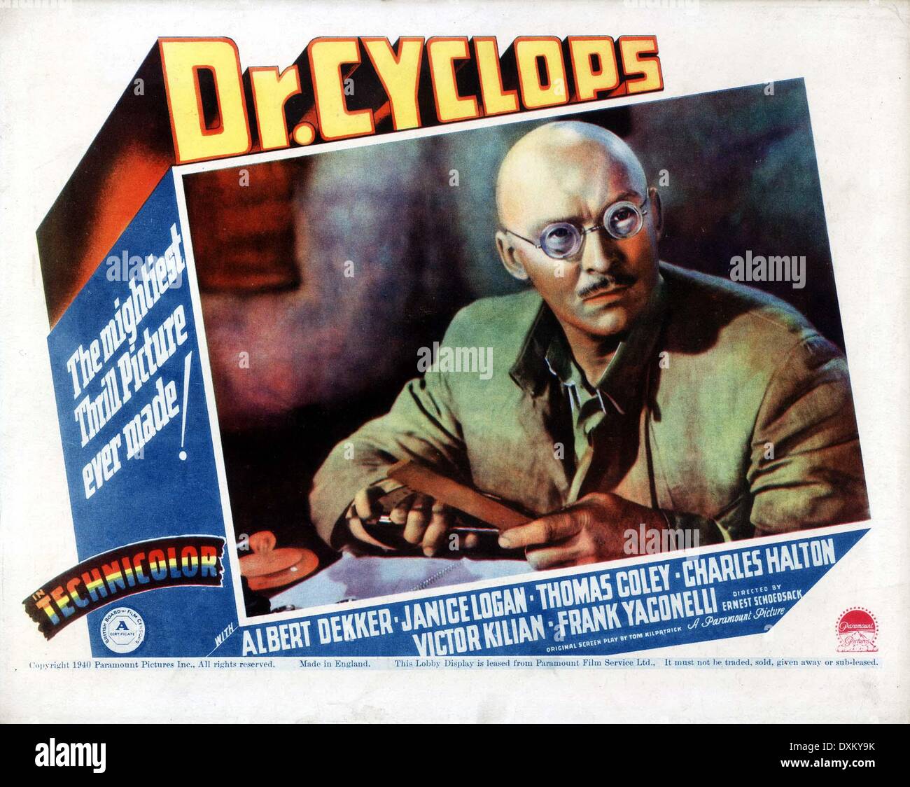 Dr cyclops film hi-res stock photography and images - Alamy