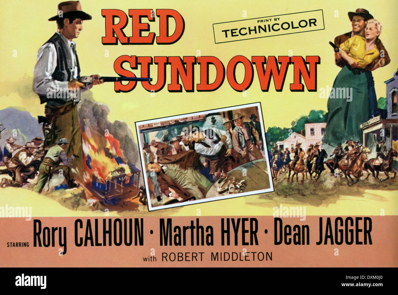 Red sundown 1956 hi-res stock photography and images - Alamy