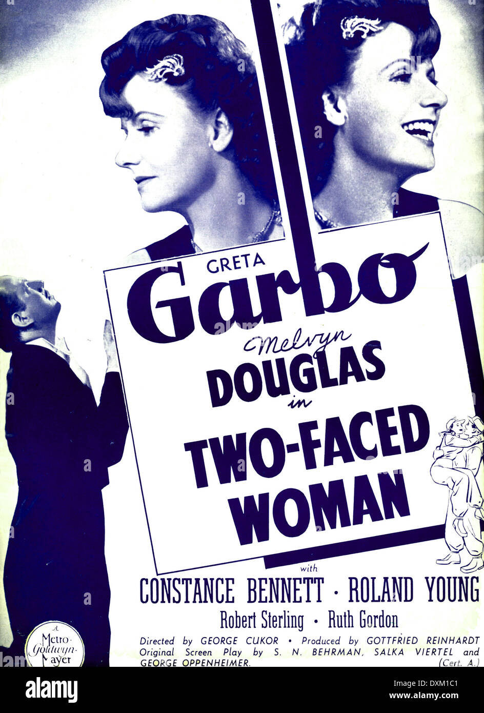 Greta garbo two faced woman hi-res stock photography and images - Alamy
