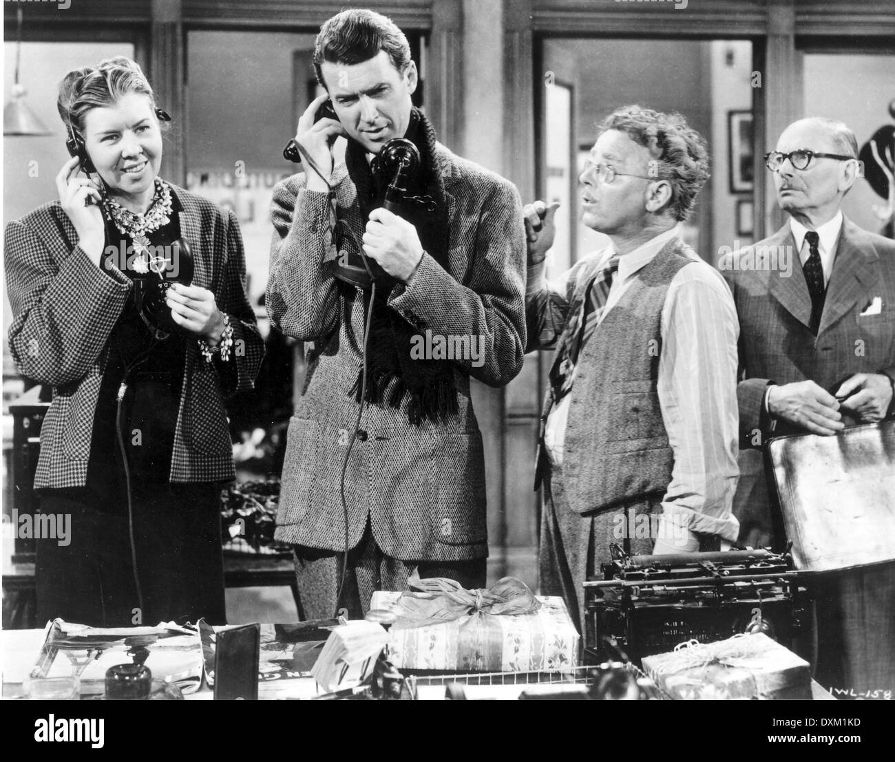 It's a wonderful life 1946 still Black and White Stock Photos & Images ...