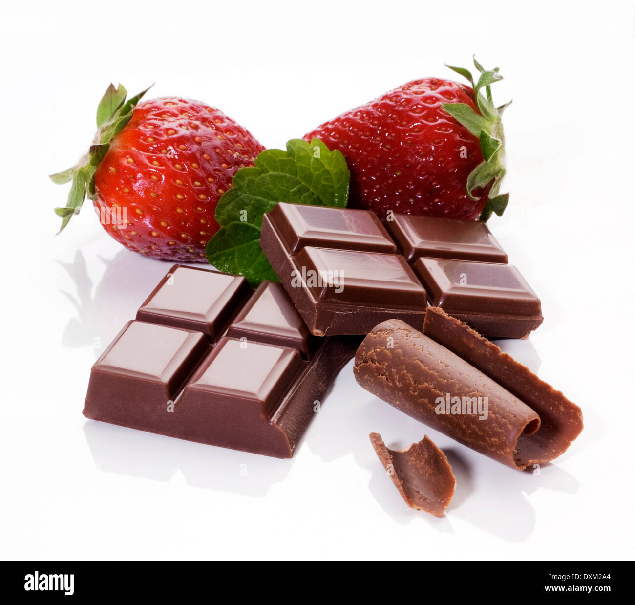 Chocolate and strawberries Stock Photo - Alamy
