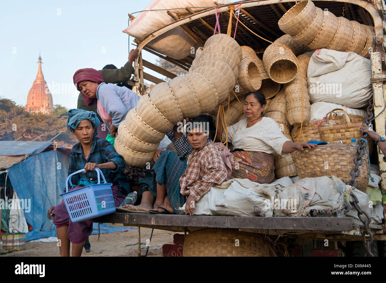 Myanmar, Bagan, Daily life Stock Photo - Alamy