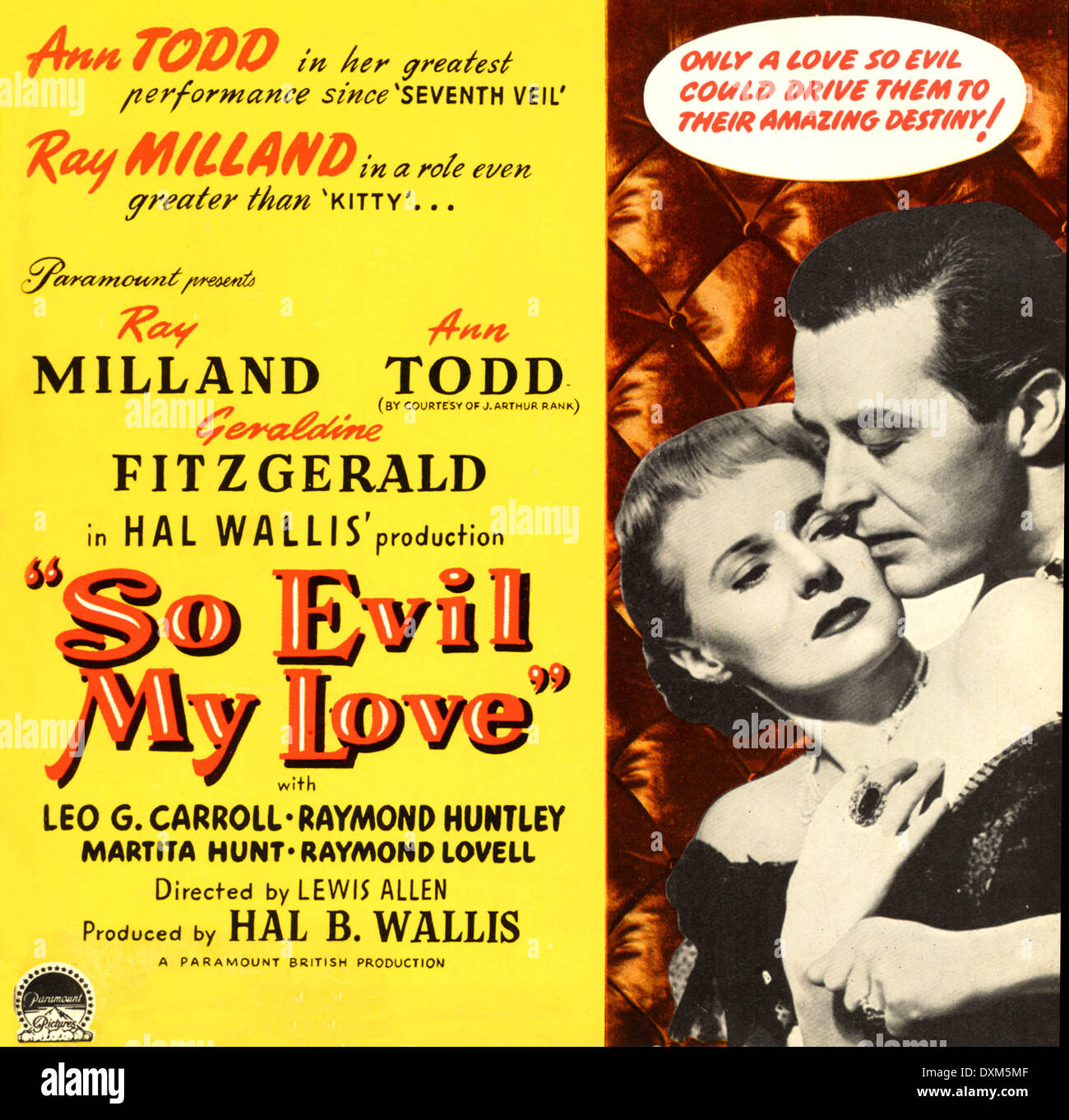 So evil my love 1948 hi-res stock photography and images - Alamy
